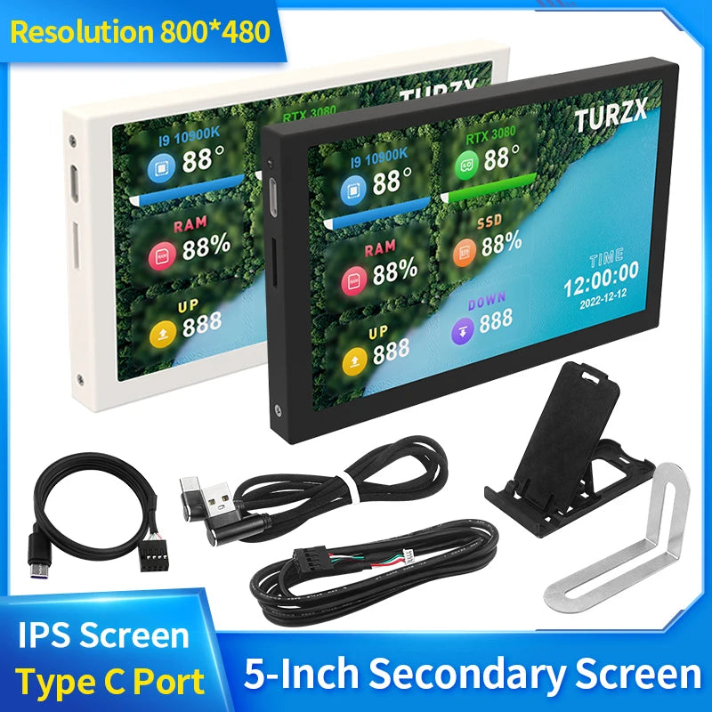 5inch | 12.7cm | Smart Screen – TURZX-Monitor