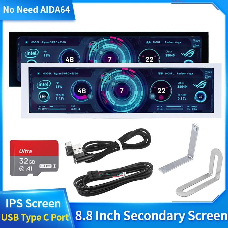 8.8inch | 22.35cm | Smart Screen – TURZX-Monitor